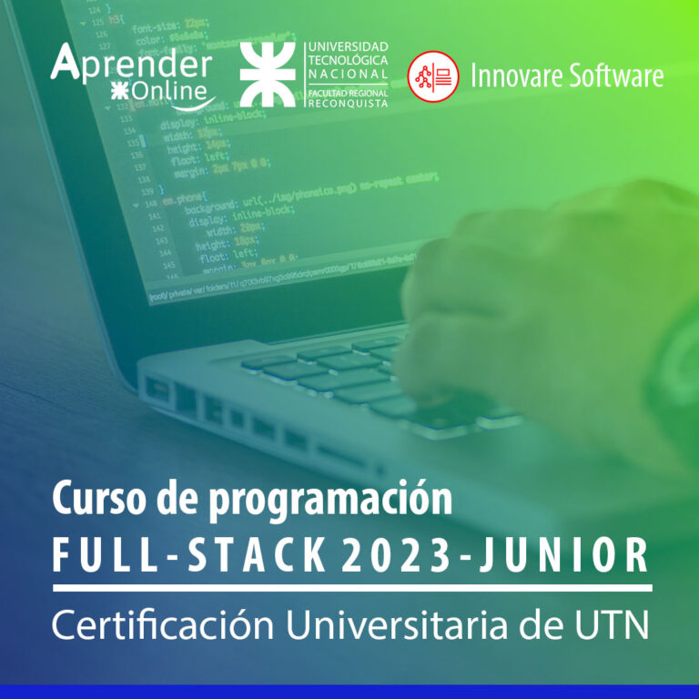 Curso de programación Full Stack - Junior - UTN.FRRQ
