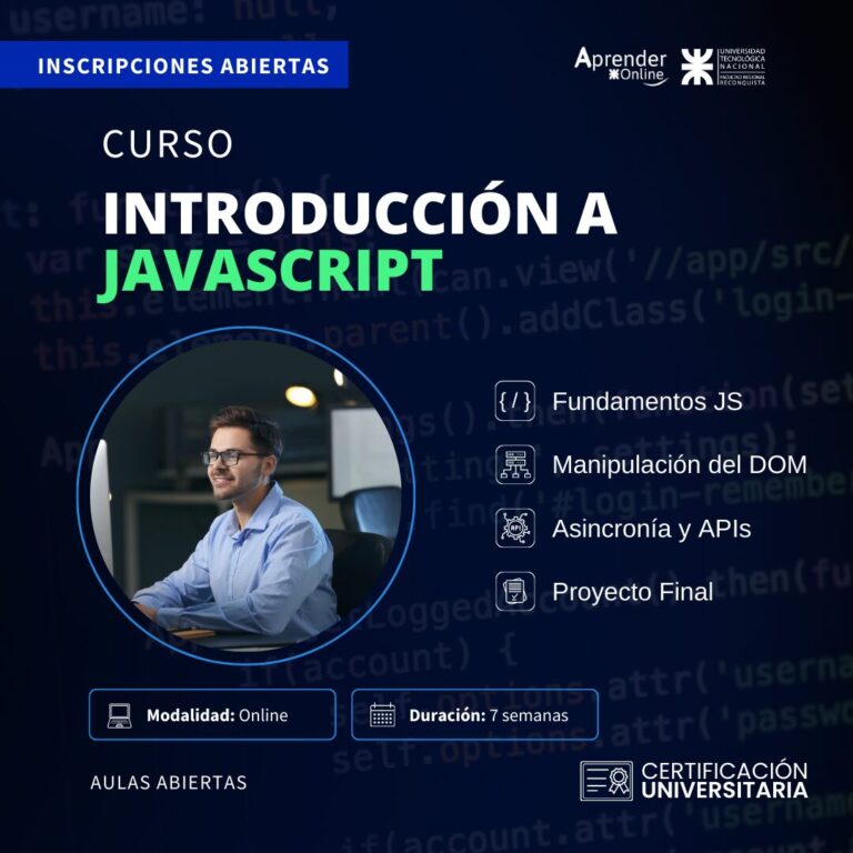 Curso de Introducción a JavaScript - Aprender Online